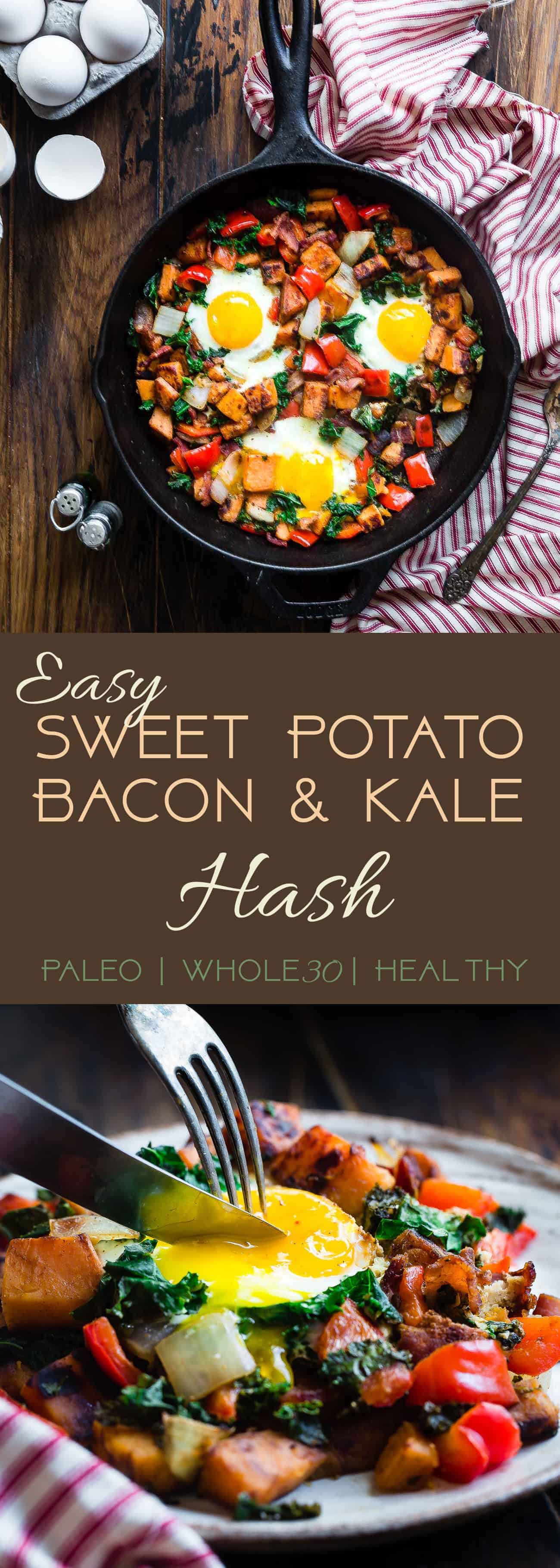Breakfast Hash with Squash, Kale and Peppers {GF} - Food Faith Fitness