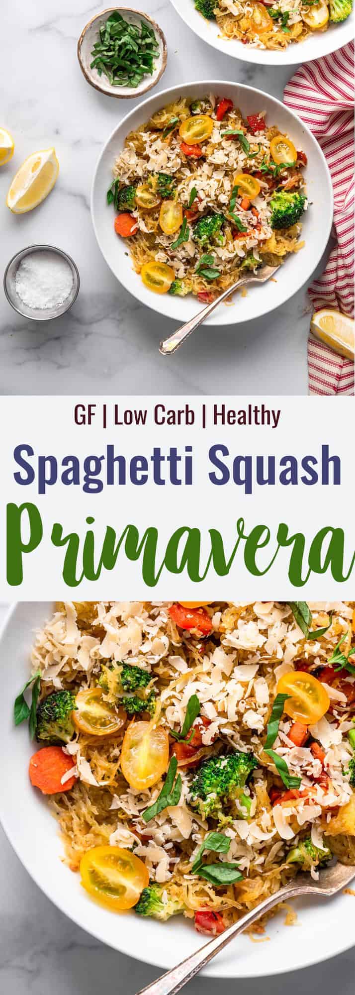 Spaghetti Squash Primavera | Food Faith Fitness