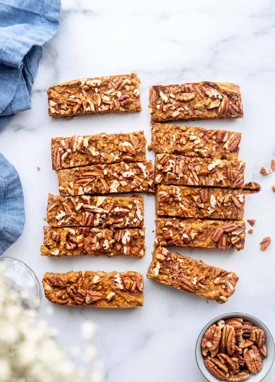 Homemade Pumpkin Protein Bars | Food Faith Fitness