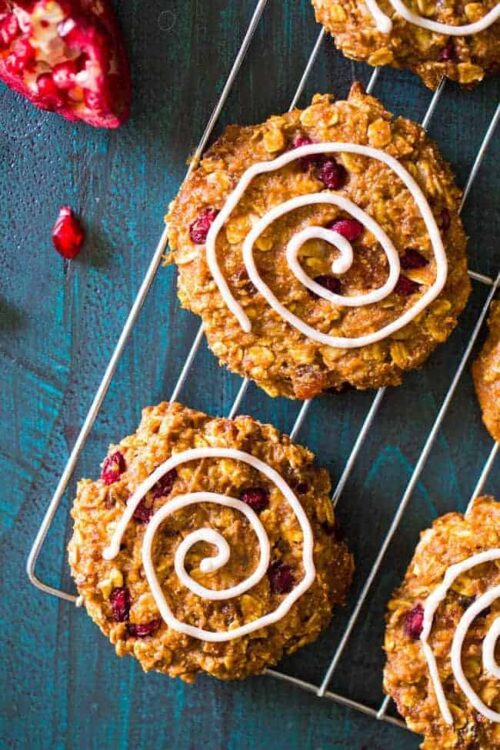 Breakfast Cookies with Banana and Pomegranate | Food Faith Fitness