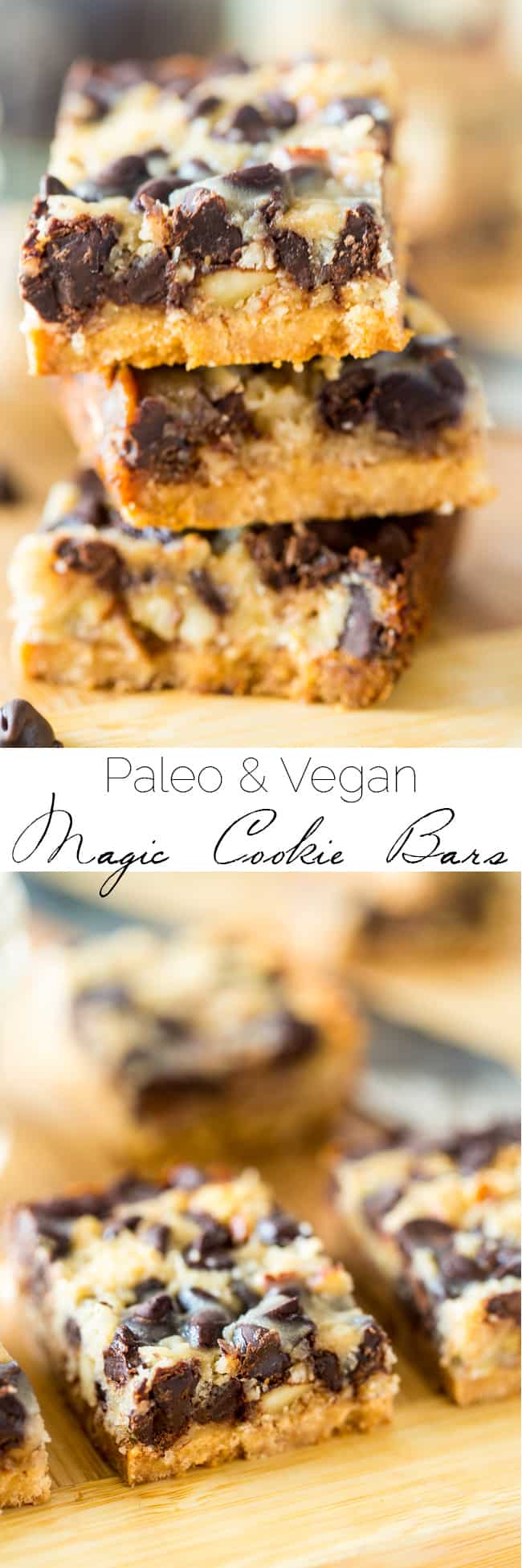 Paleo Vegan Magic Cookie Bars | Food Faith Fitness