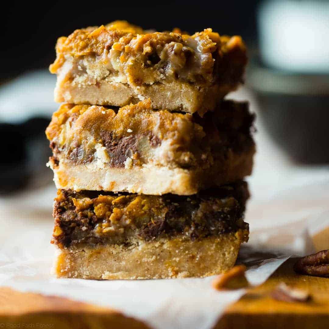 Pumpkin Spice Paleo Magic Cookie Bars | Food Faith Fitness
