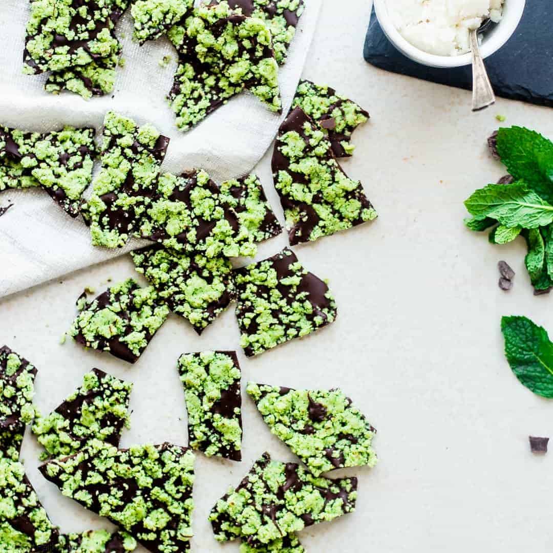 Vegan Peppermint Bark | Food Faith Fitness