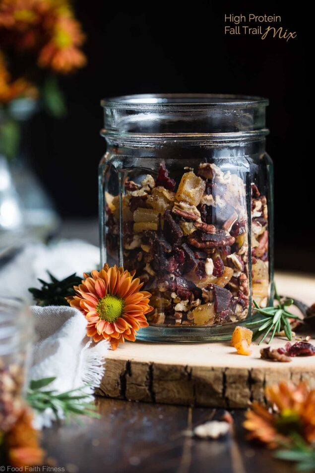 Fall Trail Mix Recipe with Protein | Food Faith Fitness