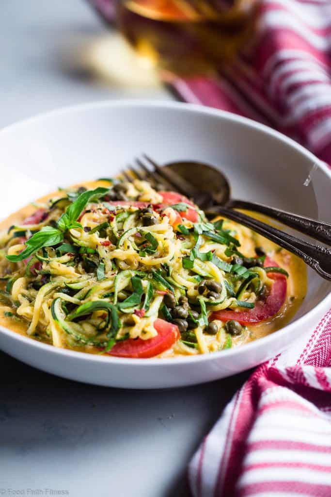 5 Minute Cheesy Zucchetti Bowl | Food Faith Fitness