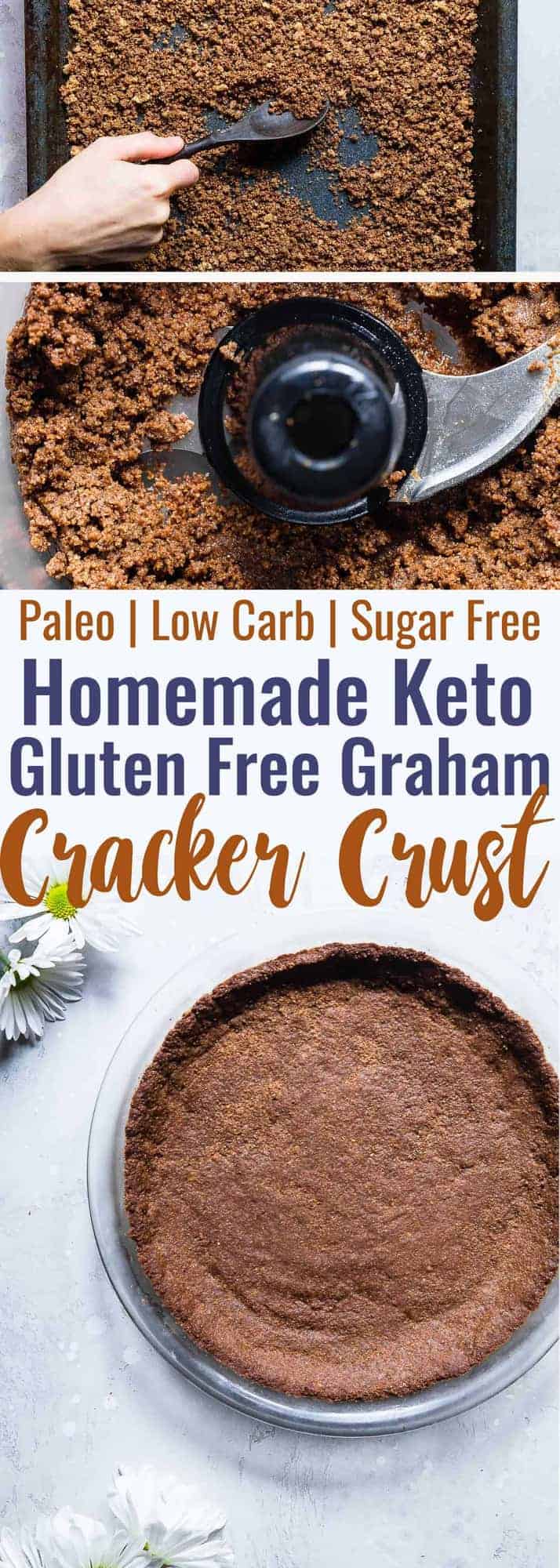 Gluten-Free Graham Cracker Crust Recipe (Sugar-Free!) | Food Faith Fitness