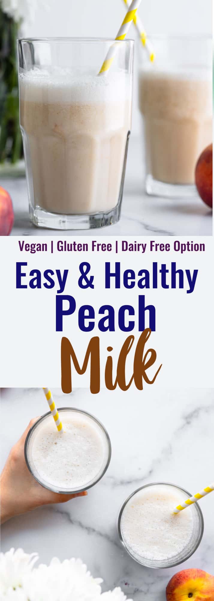 Peach Milk - Food Faith Fitness