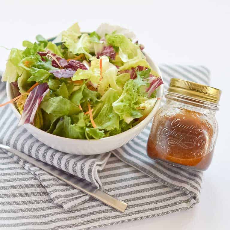 Asian Salad Dressing (Sesame Vinaigrette) - Food Faith Fitness