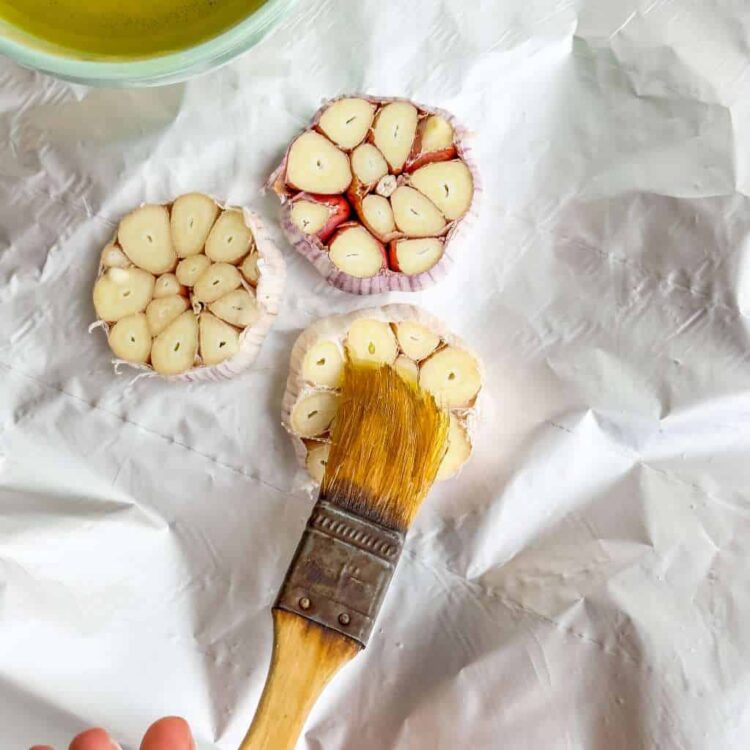 How To Roast Garlic In The Oven - Food Faith Fitness