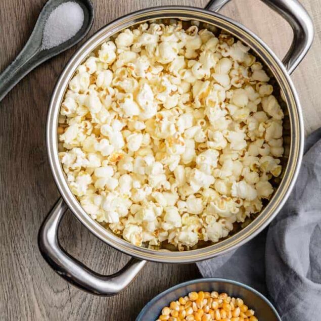 How to Make Popcorn on the Stove - Food Faith Fitness