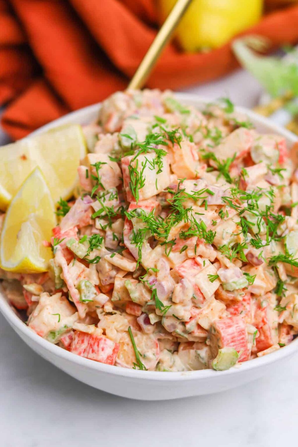 Crab Salad Recipe (Seafood Salad) - Food Faith Fitness