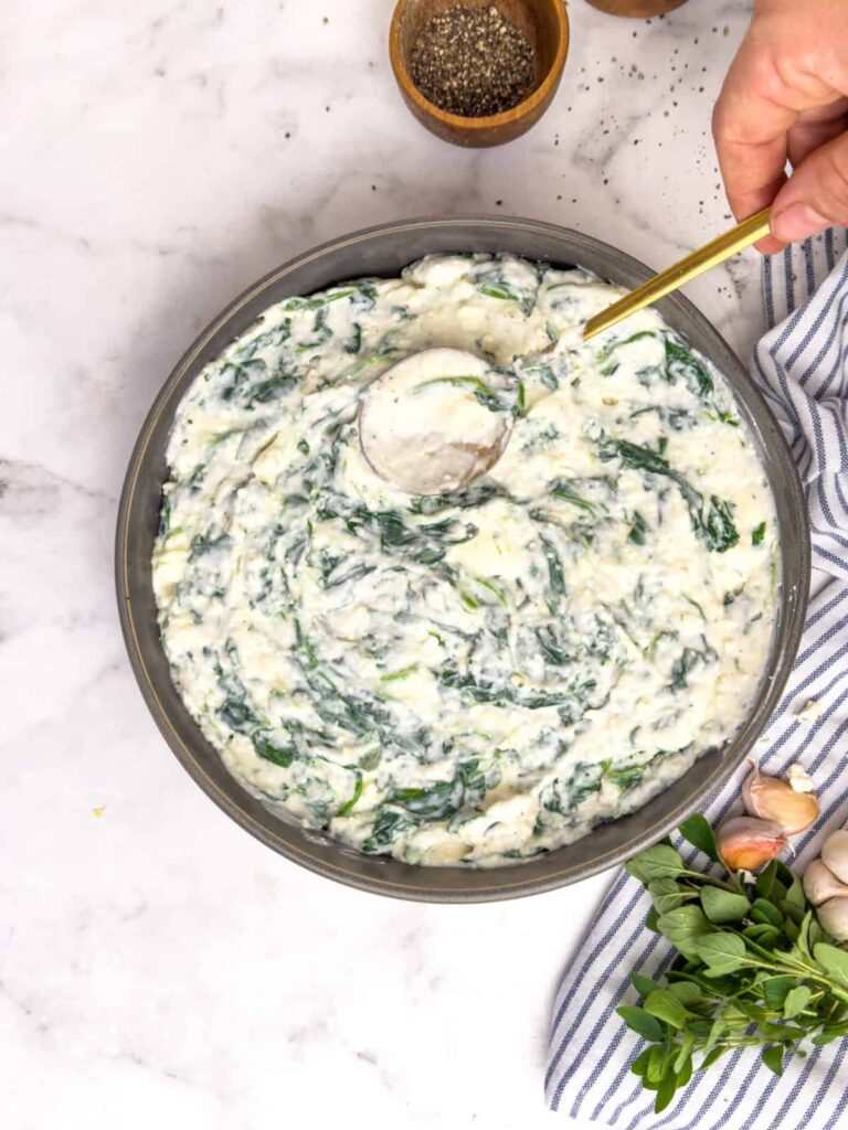 Healthy Spinach Dip - Food Faith Fitness