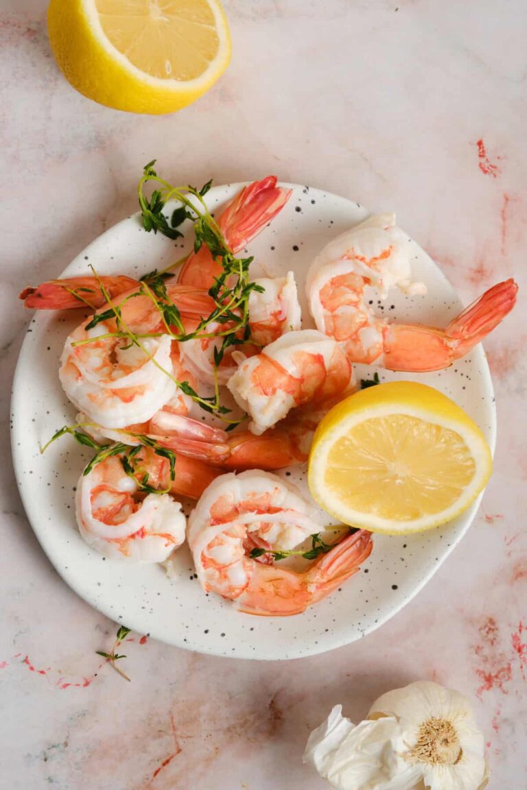 Quick-Boiled Shrimp (5 Minutes!) - Food Faith Fitness