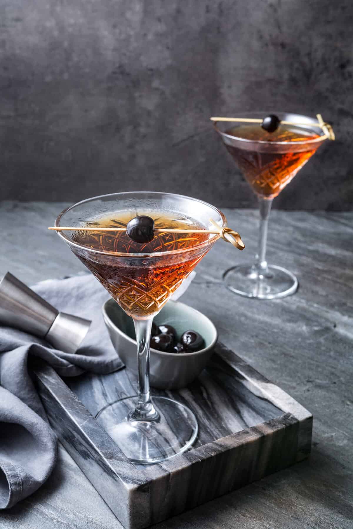 Classic Manhattan Cocktail Recipe - Food Faith Fitness