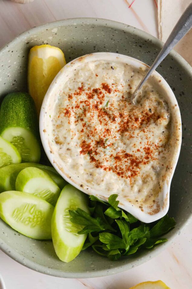 Creamy Baba Ghanoush Recipe - Food Faith Fitness