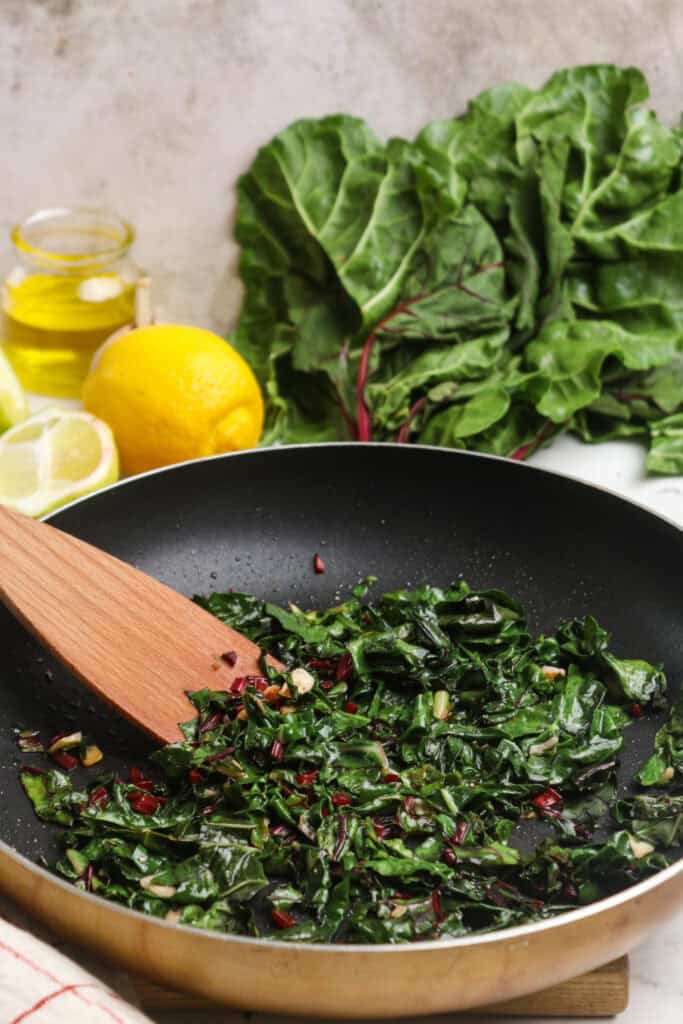 Garlic And Lemon Swiss Chard - Food Faith Fitness