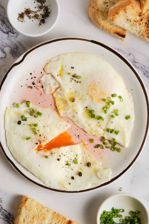 Over-Medium Eggs Recipe - Food Faith Fitness