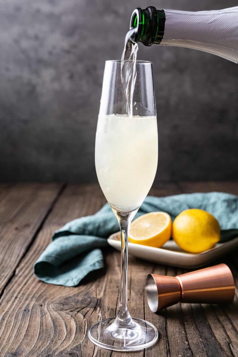 French 75 Cocktail Recipe - Food Faith Fitness