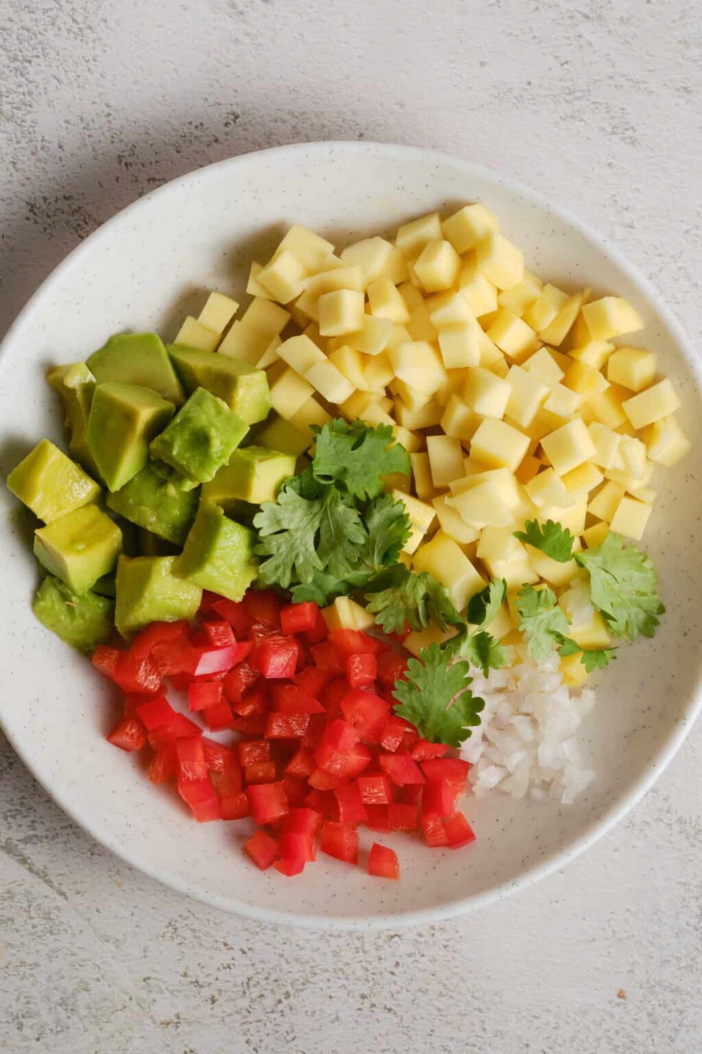 Easy Fresh Mango Salsa - Food Faith Fitness