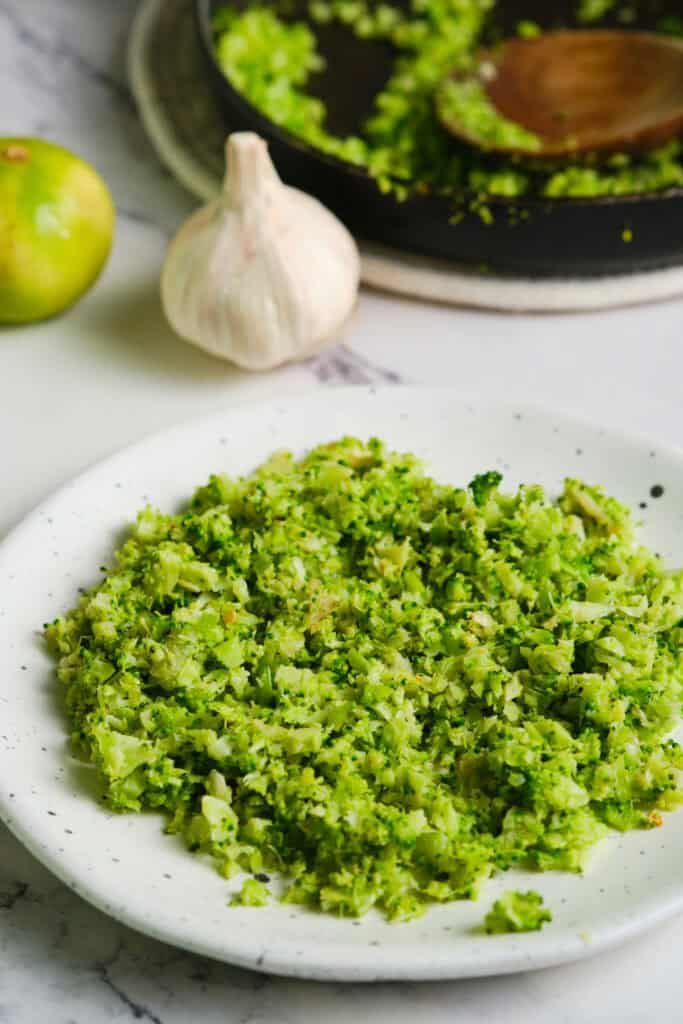 How To Make Broccoli Rice - Food Faith Fitness