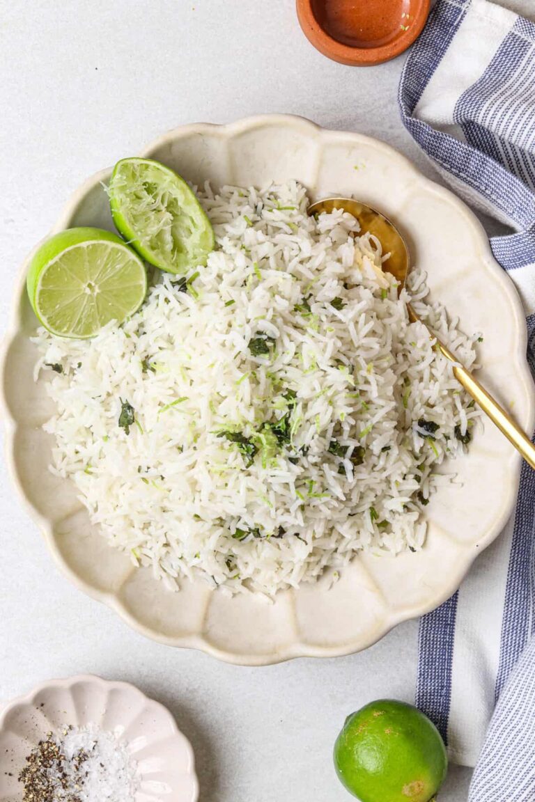 Coconut-Cilantro-Lime Rice - Food Faith Fitness