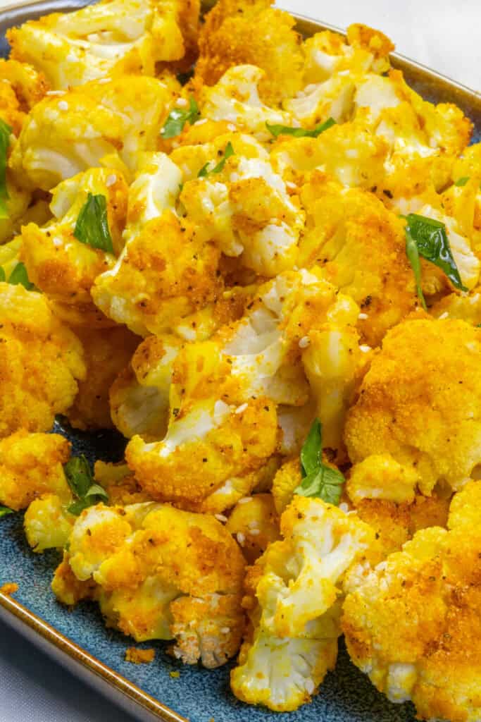 Turmeric-Roasted Cauliflower - Food Faith Fitness