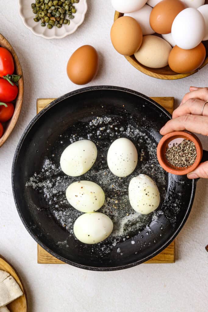 Fried-Boiled Eggs - Food Faith Fitness