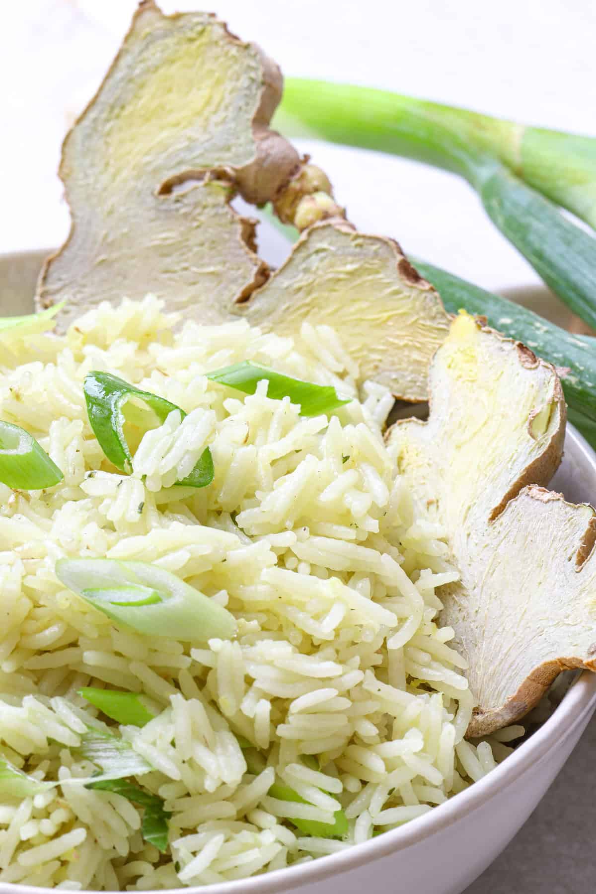 Ginger Rice Recipe - Food Faith Fitness