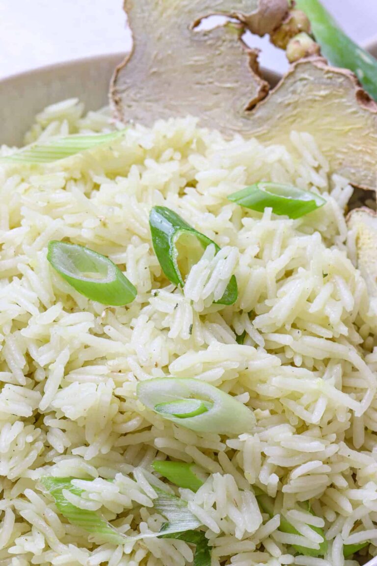 Ginger Rice Recipe - Food Faith Fitness