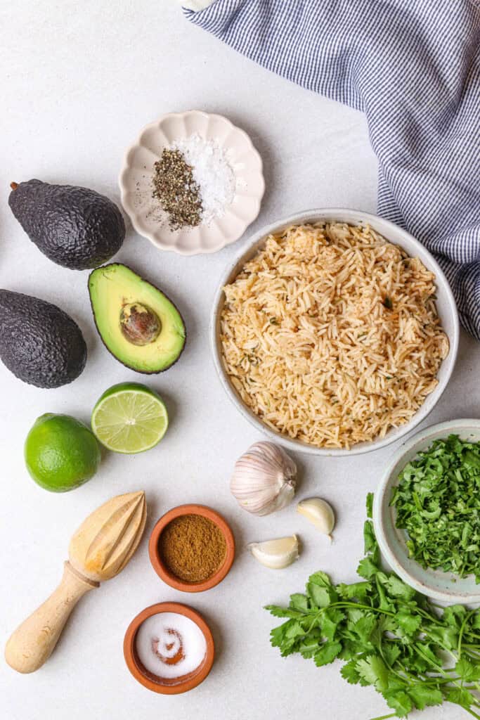 Avocado-Cilantro-Lime Rice - Food Faith Fitness