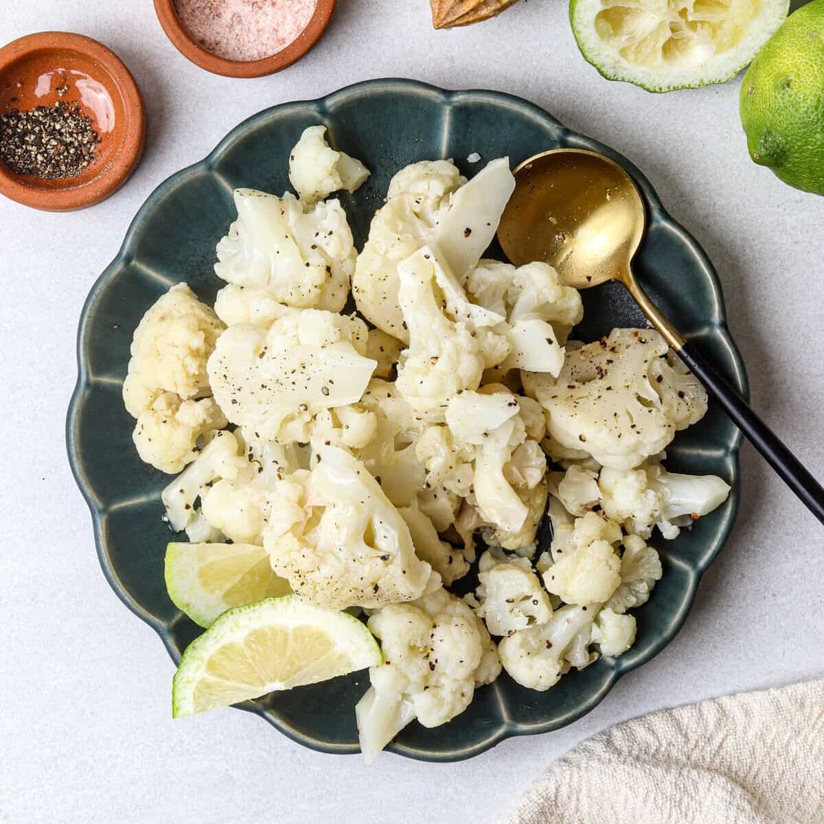 How To Cook Cauliflower In The Microwave - Food Faith Fitness