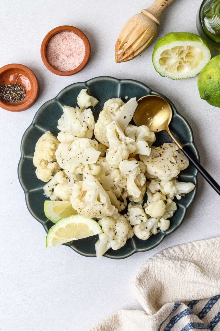 How To Cook Cauliflower In The Microwave - Food Faith Fitness