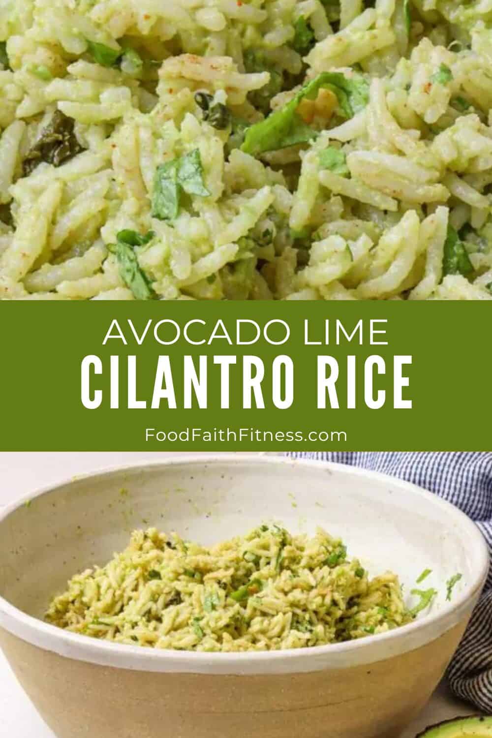 Avocado-Cilantro-Lime Rice - Food Faith Fitness