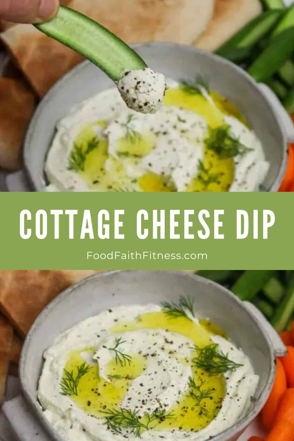 Tasty Cottage Cheese Dip - Food Faith Fitness
