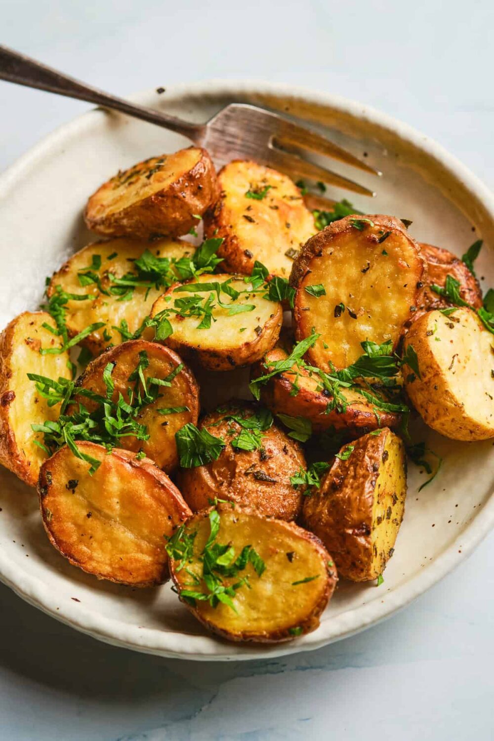 Roasted Mini Potatoes - Food Faith Fitness