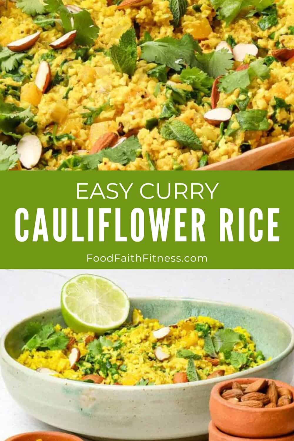 Cauliflower Rice Curry - Food Faith Fitness