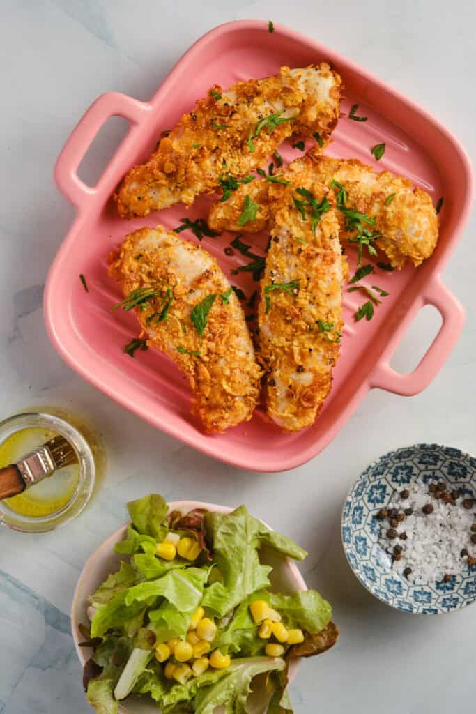 Crispy Cornflake Chicken - Food Faith Fitness