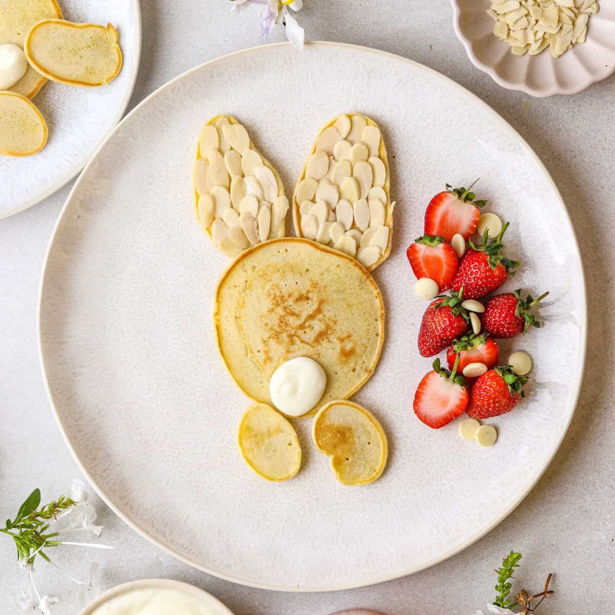 Bunny Pancakes Recipe - Food Faith Fitness