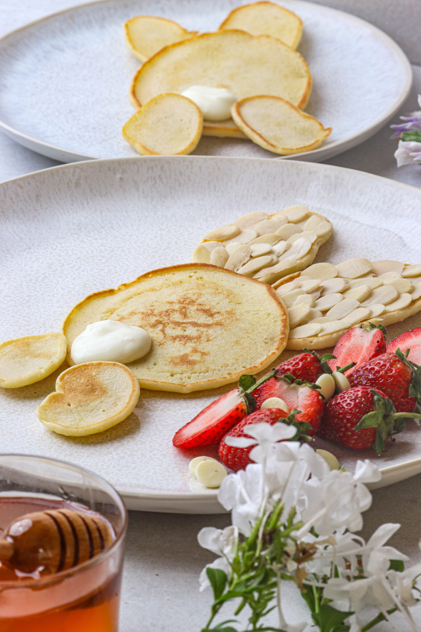 Bunny Pancakes Recipe - Food Faith Fitness