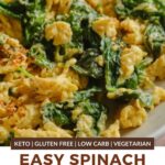 Spinach Scrambled Eggs - Food Faith Fitness