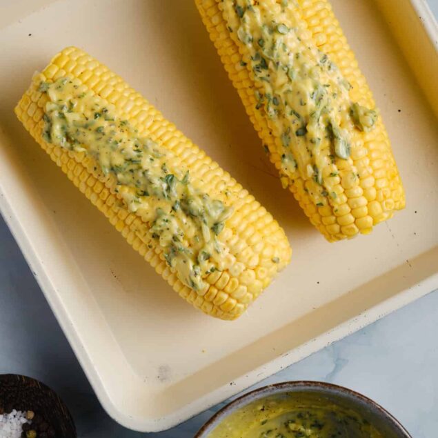 Baked Corn on the Cob - Food Faith Fitness