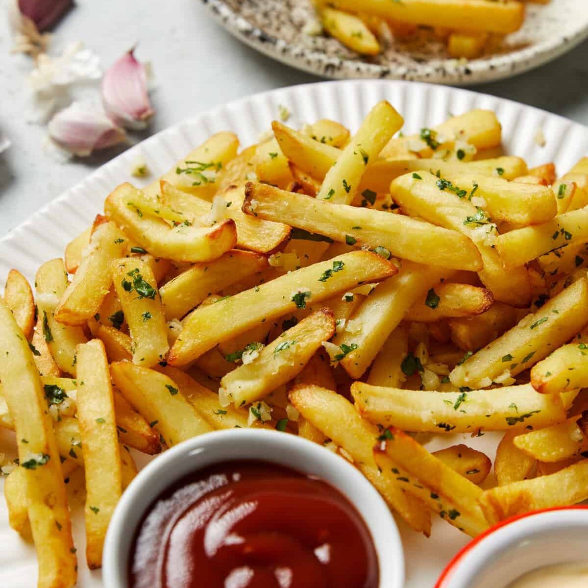 Garlic Fries - Food Faith Fitness