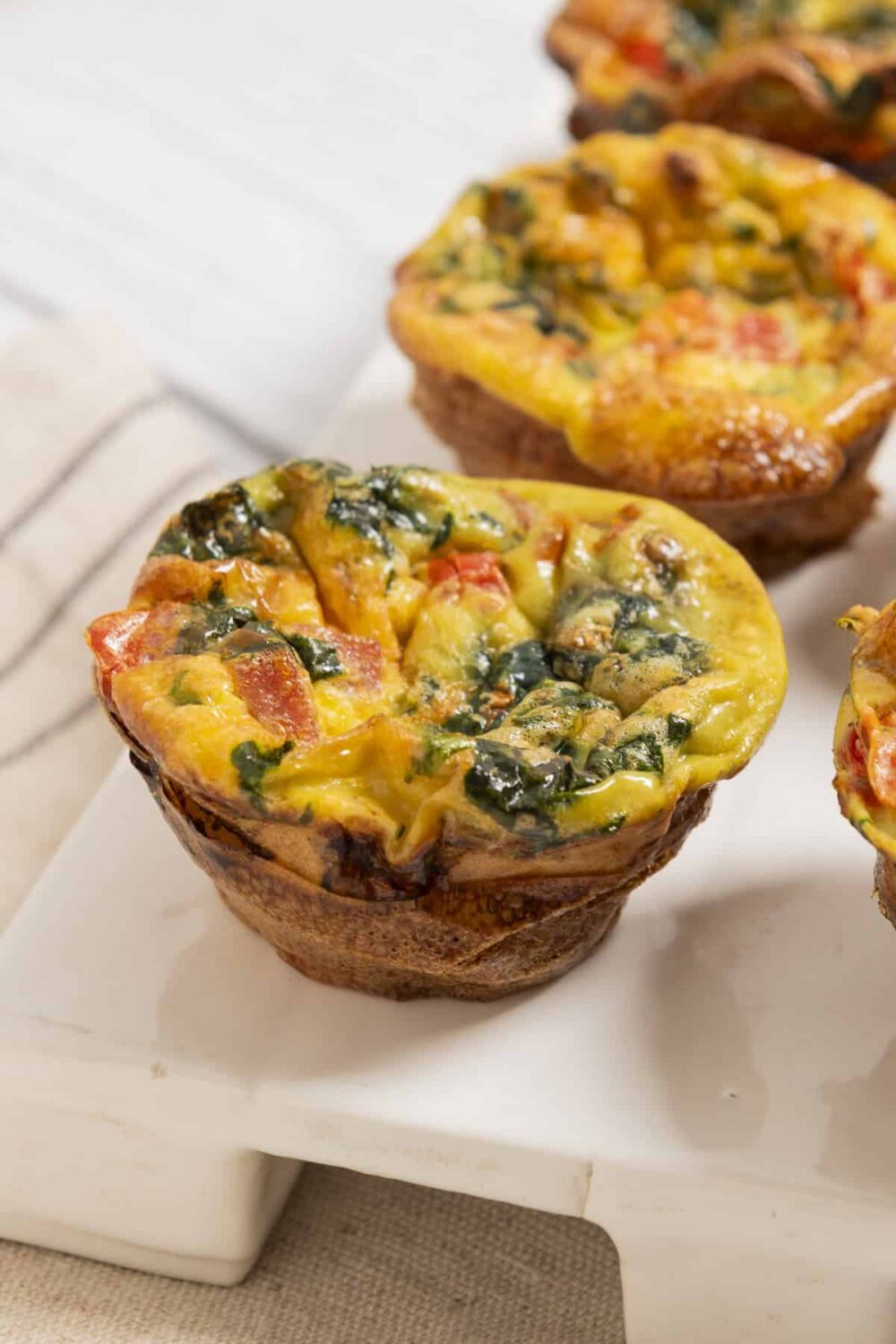 Ham and Cheese Mini-Frittata (Egg Muffins) - Food Faith Fitness