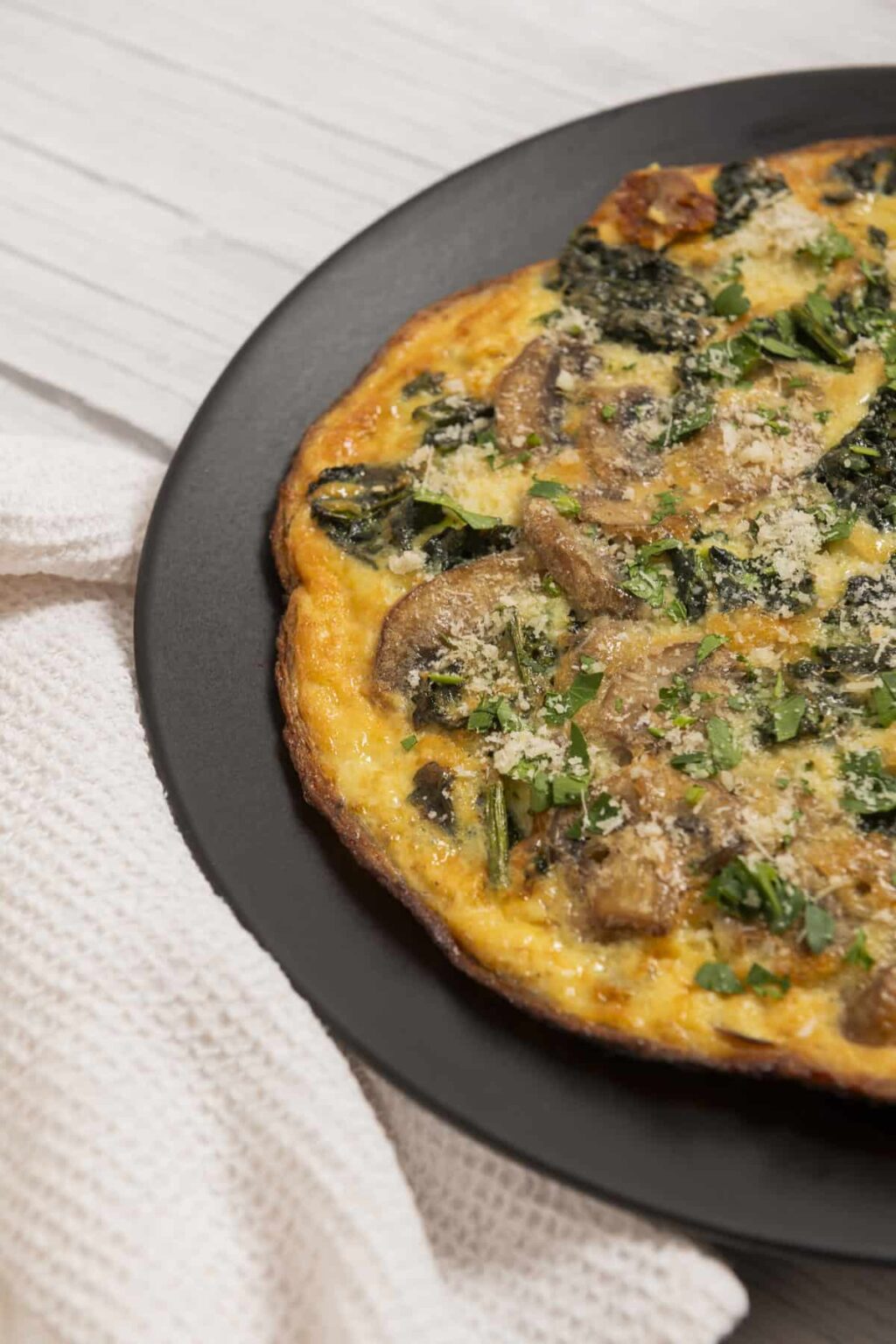 Mushroom Frittata - Food Faith Fitness