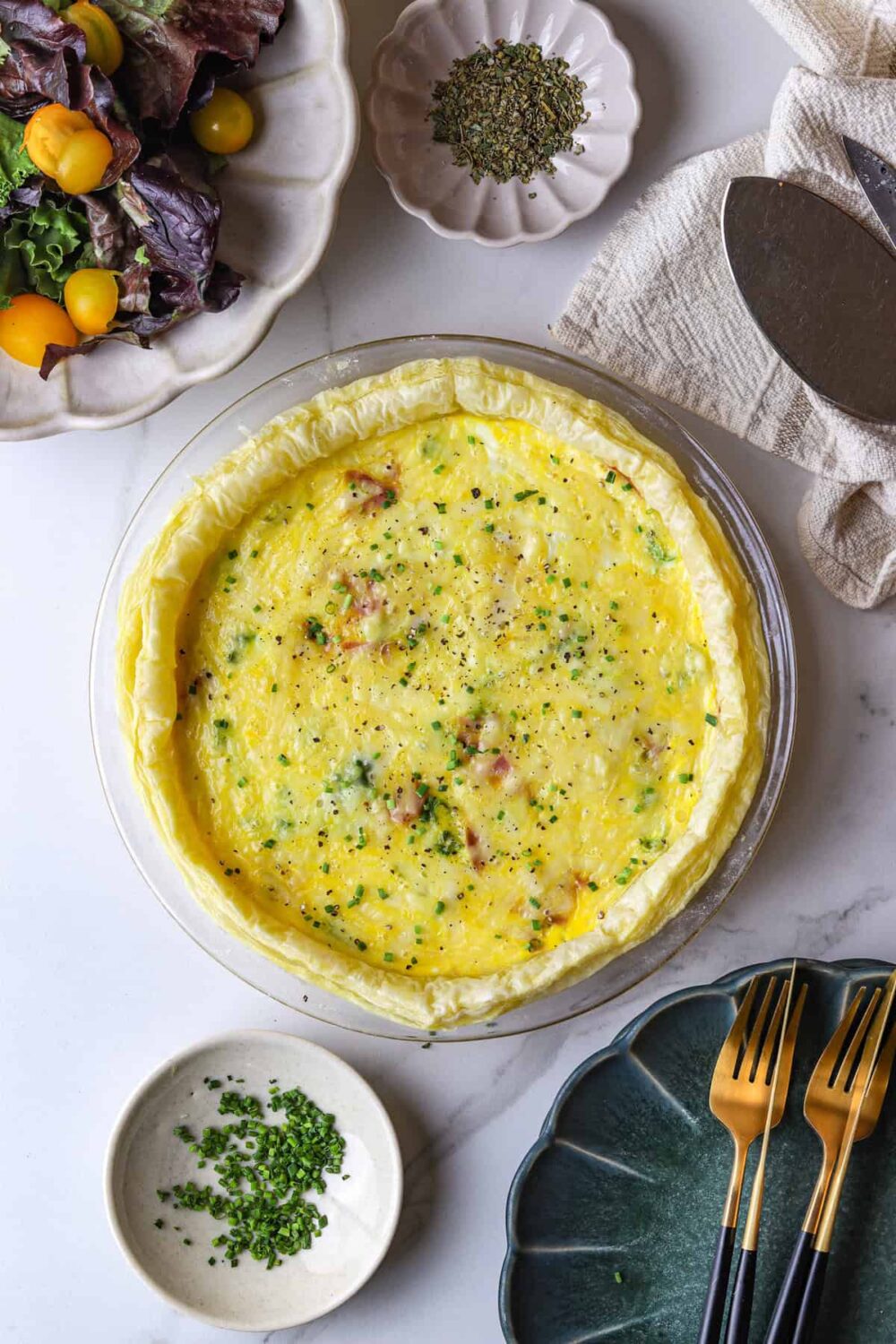 Puff Pastry Quiche - Food Faith Fitness