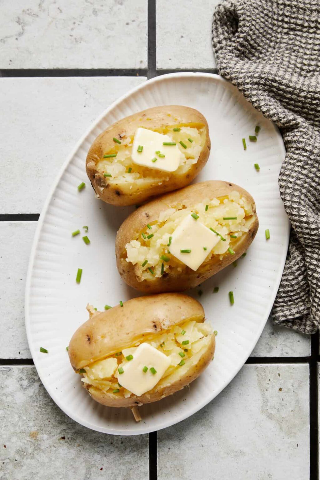 Quick Baked Potatoes - Food Faith Fitness