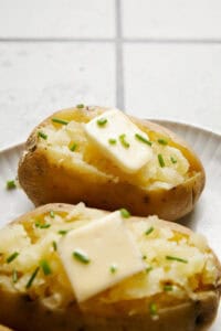 Quick Baked Potatoes - Food Faith Fitness