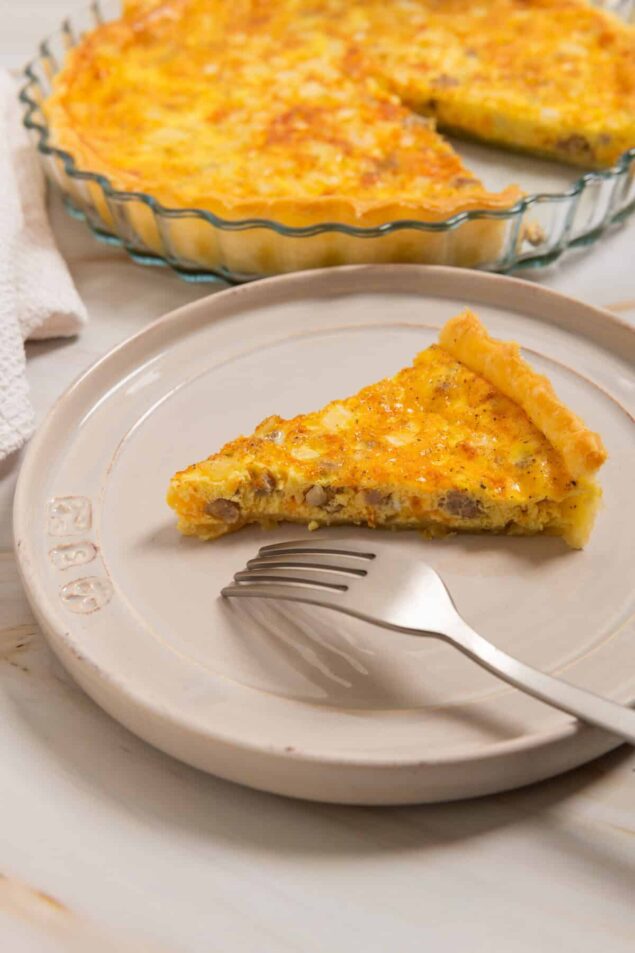 Sausage Quiche Recipe - Food Faith Fitness