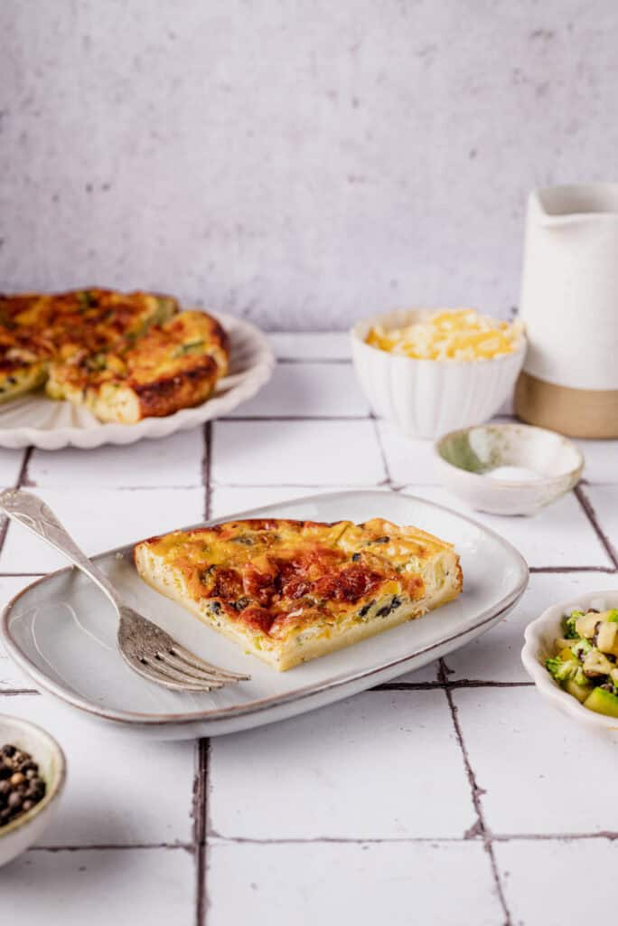 Vegetarian Quiche - Food Faith Fitness