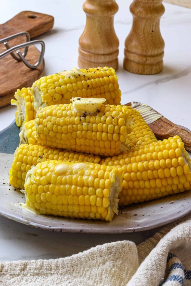 Instant-Pot Corn on the Cob - Food Faith Fitness